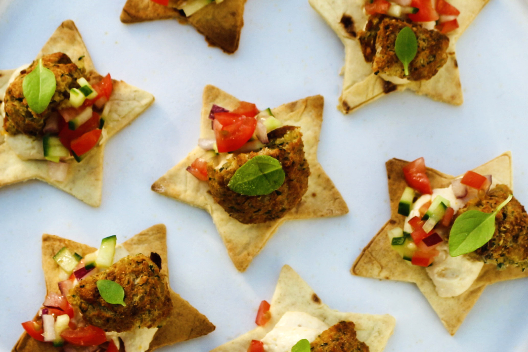 Falafel and Hummus Canapé – Tabula Rasa
